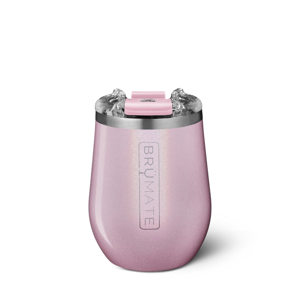 UNCORK'D WINE GLASS by BruMate | Glitter Blush – Gorgeous Rebellion