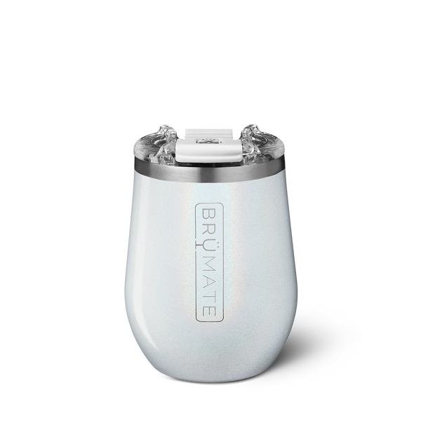 UNCORK'D WINE GLASS by BruMate | Glitter white – Gorgeous Rebellion